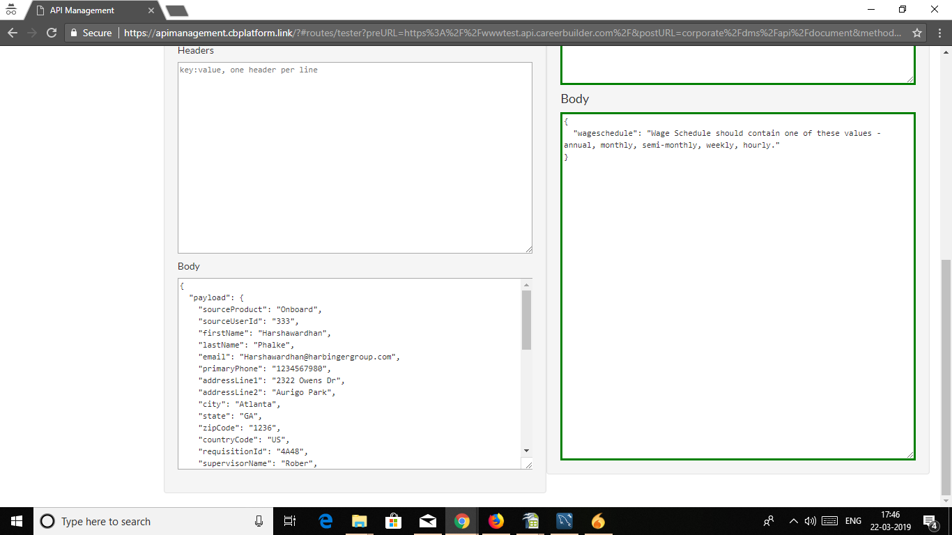 Dms 896 Dynamic Payload For Creating Document Api Workterra Jira